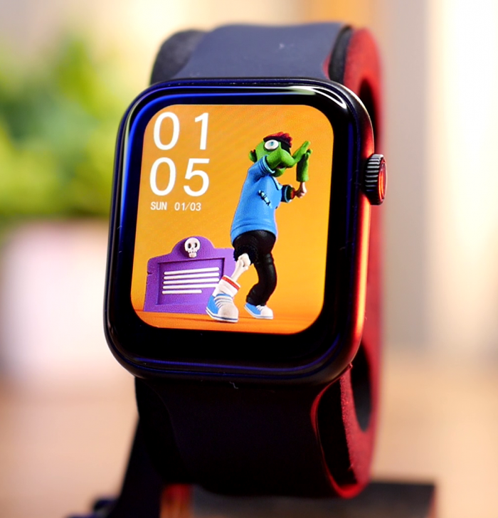 X16 Smart Watch Men Women 44mm 1.75inch Full Touch-Screen Sport |BLACK|